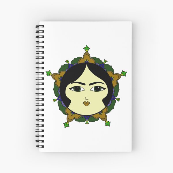 "Persian girl - Persian (iranian) art" Spiral Notebook for Sale by ...