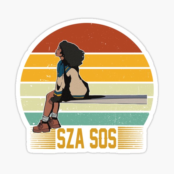 "Sza Sos a Sza Sos a Sza Sos" Sticker for Sale by Avesgh | Redbubble