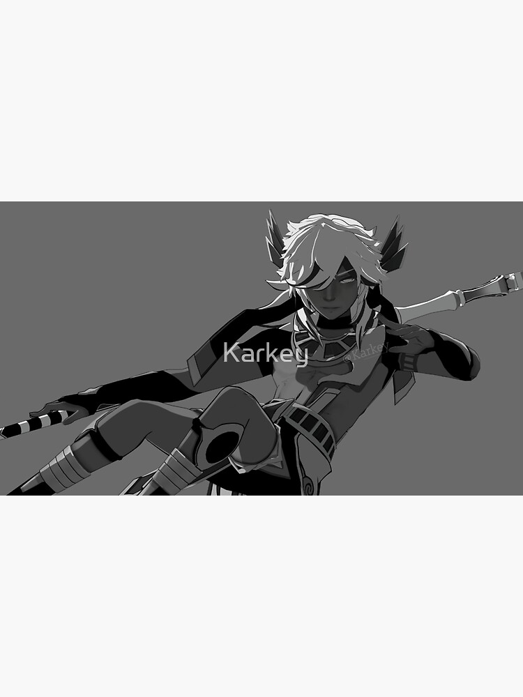 "Cyno with no hat from Genshin Impact Fanart - Mihoyo " Sticker by ...