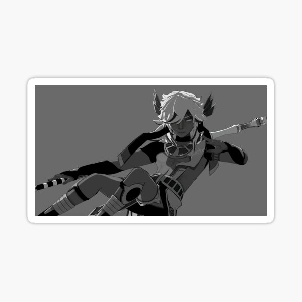 "Cyno with no hat from Genshin Impact Fanart - Mihoyo " Sticker by ...