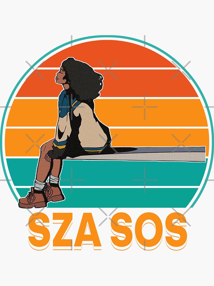 "Sza Sos a Sza Sos a Sza Sos" Sticker for Sale by Avesgh | Redbubble
