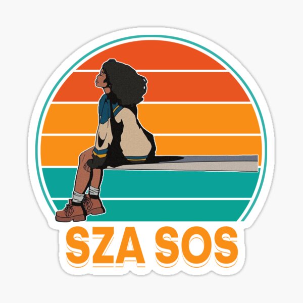 "Sza Sos a Sza Sos a Sza Sos" Sticker for Sale by Avesgh | Redbubble
