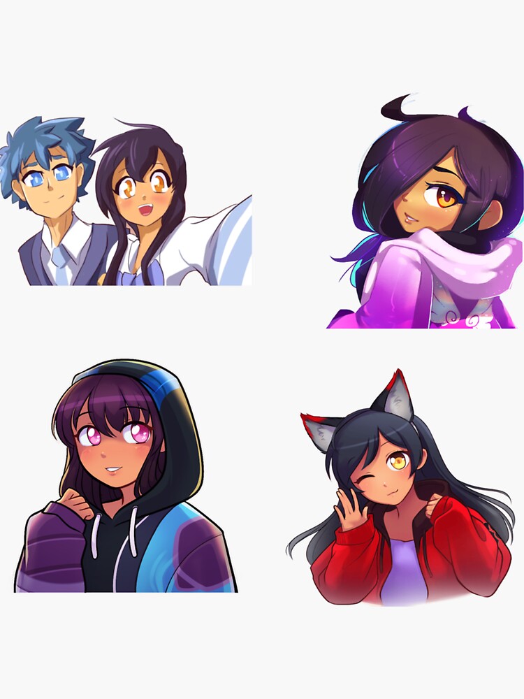 "aphmau pack" Sticker for Sale by SweetVaidehi365 | Redbubble