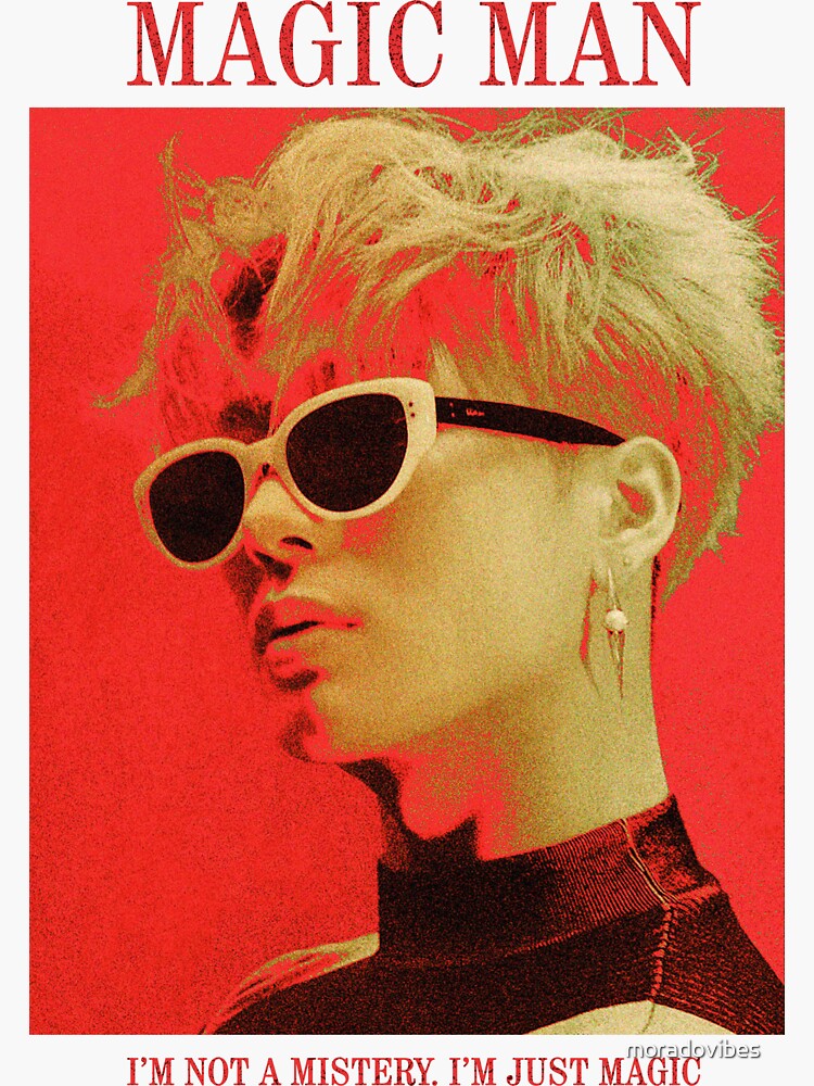 "jackson magic man" Sticker by moradovibes | Redbubble