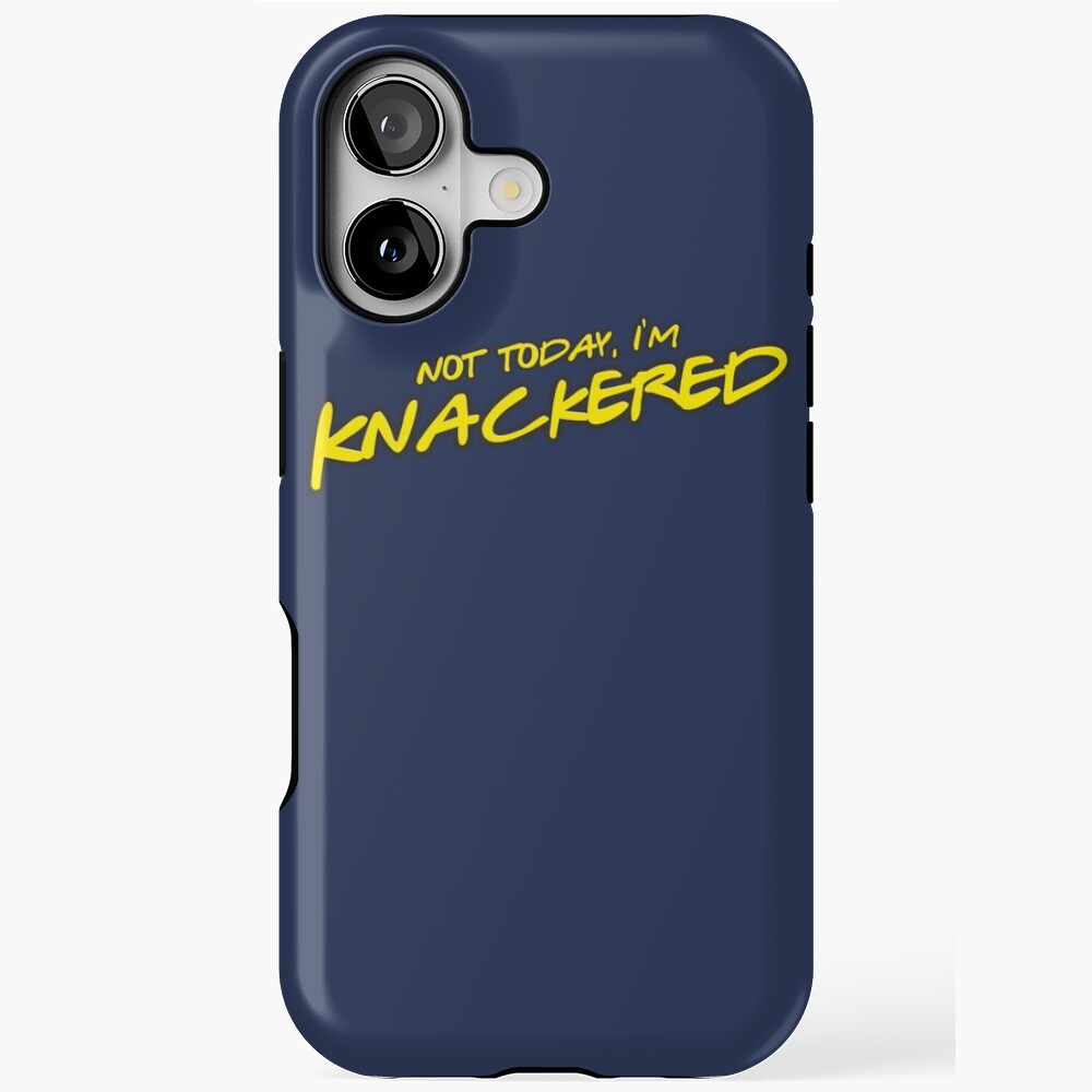 "Aussie British slang- KNACKERED meaning extremely tired" Sticker for ...