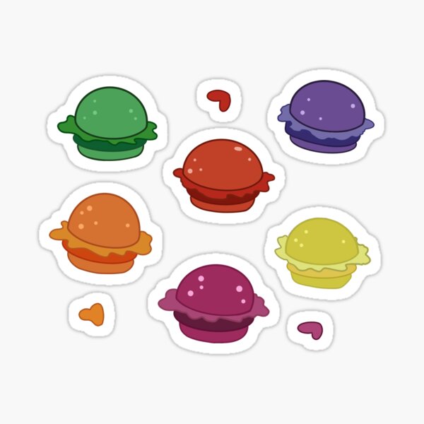 "Pretty Patties " Sticker for Sale by Meo7643 | Redbubble