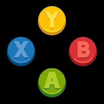 "ABXY Game Controller" Poster for Sale by tshirtsandme | Redbubble