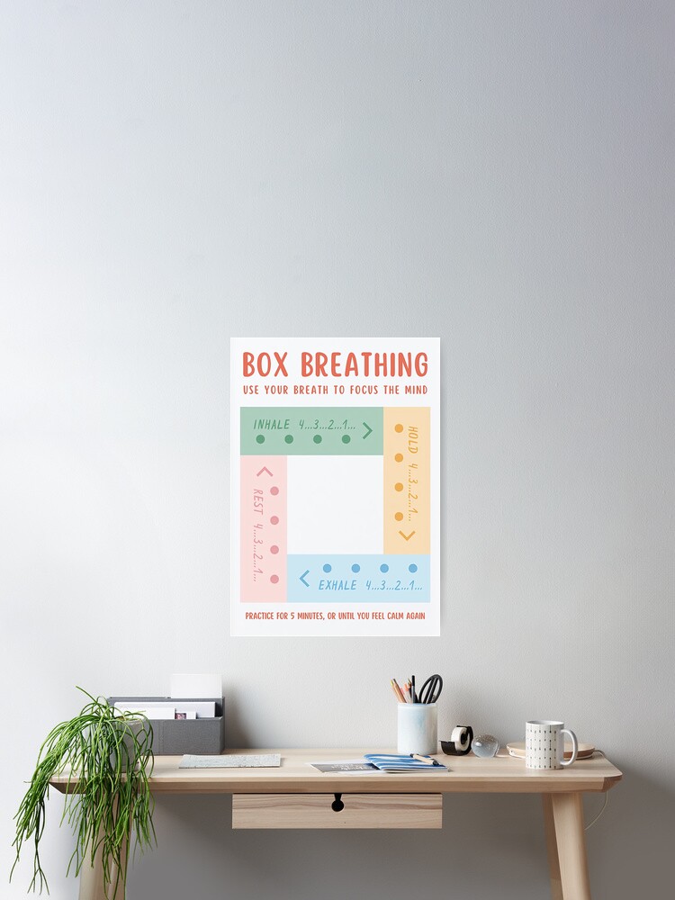 "Box Breathing Use Your Breath To Focus The Mind Practice For 5 Minutes ...