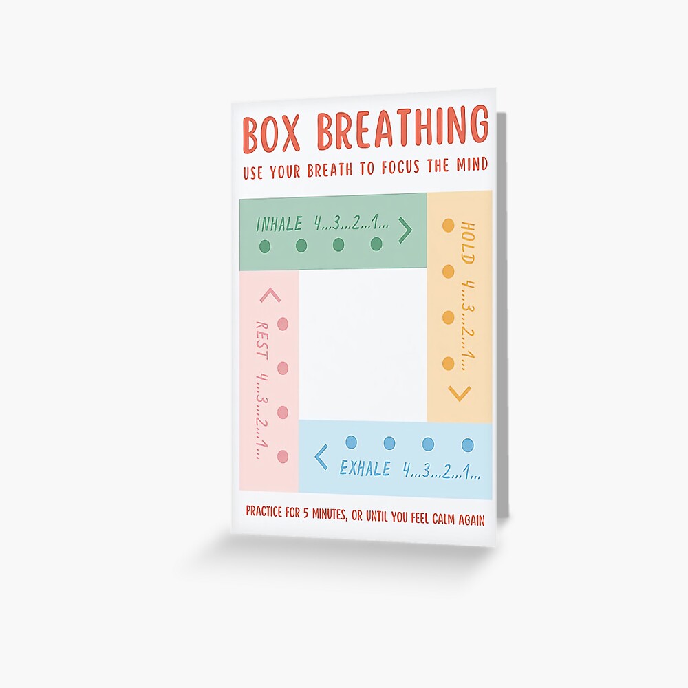"Box Breathing Use Your Breath To Focus The Mind Practice For 5 Minutes ...
