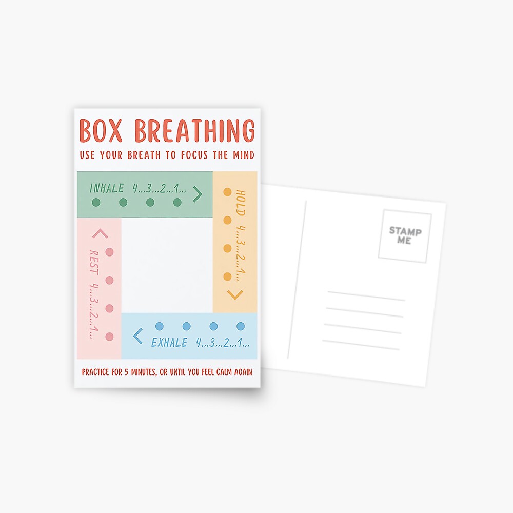 "Box Breathing Use Your Breath To Focus The Mind Practice For 5 Minutes ...