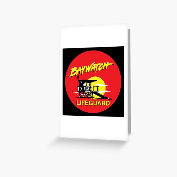 "Baywatch Lifeguard" Greeting Card for Sale by Helenekniest | Redbubble