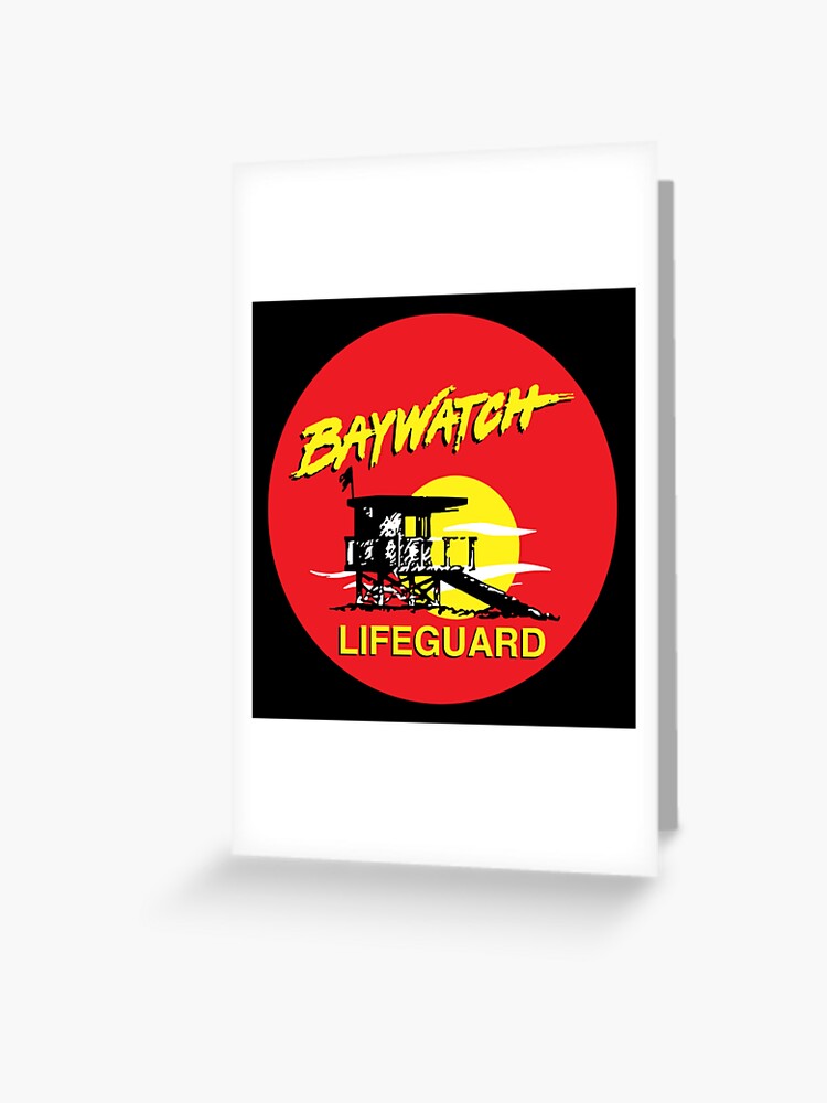 "Baywatch Lifeguard" Greeting Card for Sale by Helenekniest | Redbubble