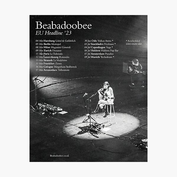 "Bea Tours Headline 2023" Photographic Print for Sale by AlbertDennis ...