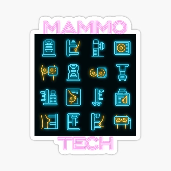 "Mammo Tech Mammography Technologist" Sticker for Sale by LionRoxTee ...