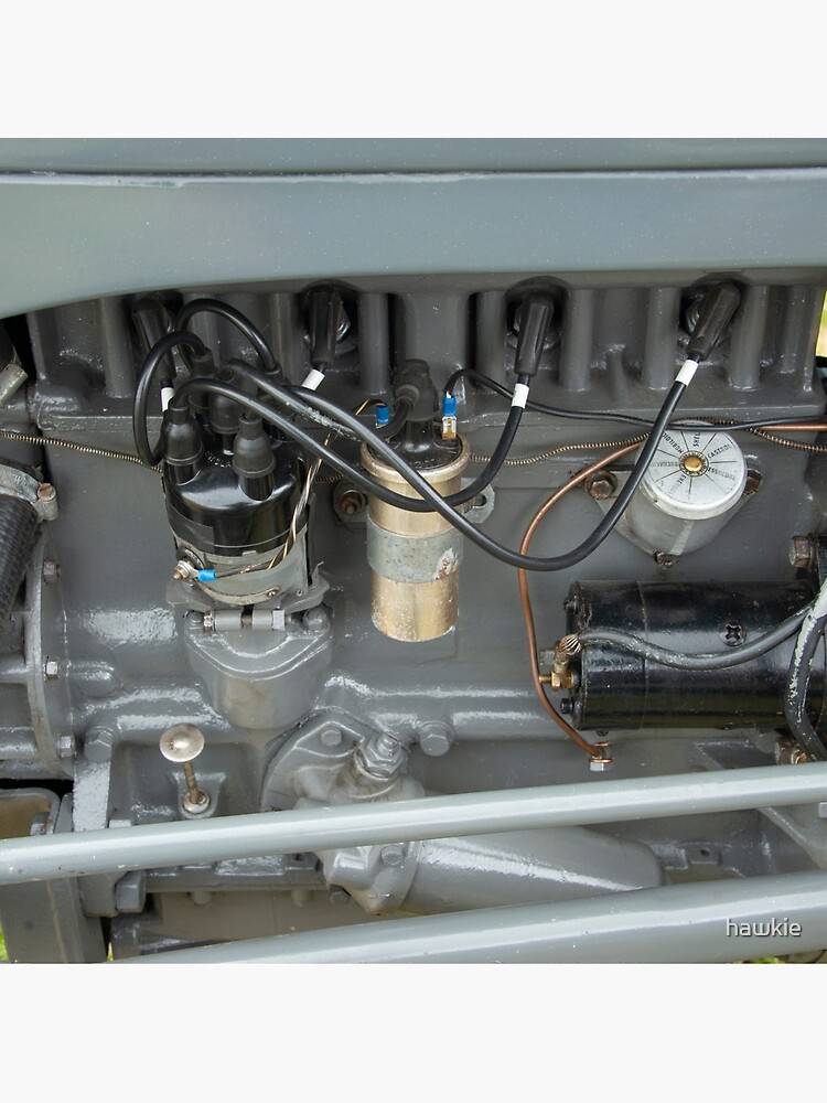 "Fergie Petrol Engine " Throw Pillow for Sale by hawkie | Redbubble