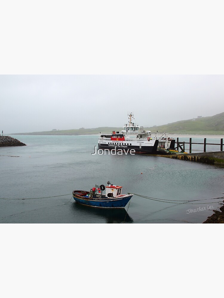 "MV Loch Alainn docked at Eriskay" Framed Art Print for Sale by Jondave ...