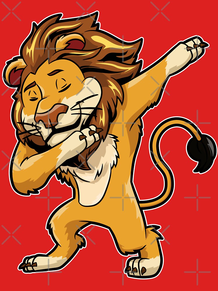 "Dabbing Lion Shirt Print Dab Cat Dance Lions T-Shirt Gifts Ideas for ...