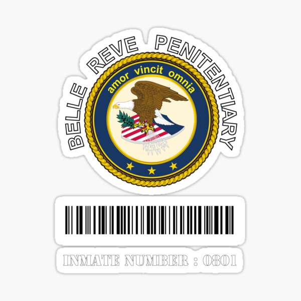 "Belle Reve Penitentiary" Sticker for Sale by ANDIBLAIR | Redbubble