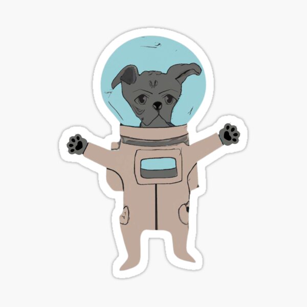 "Free Hugs Space Puppy" Sticker for Sale by RhondaLily | Redbubble