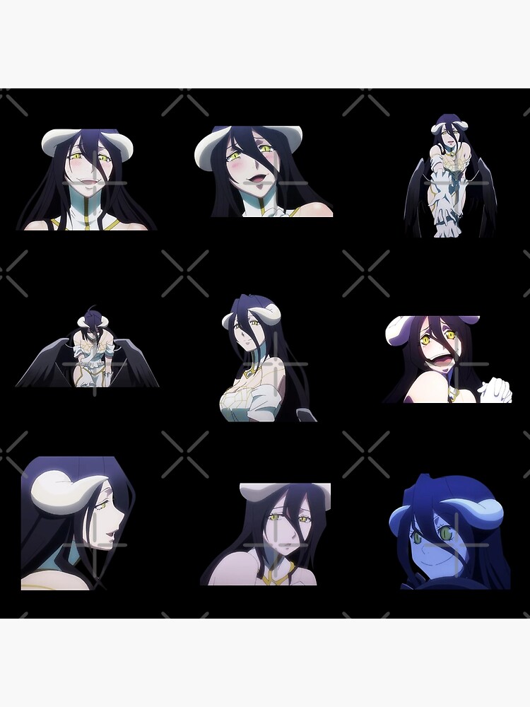 " Anime Overlord Pack stickers" Poster for Sale by youssef-ezz | Redbubble