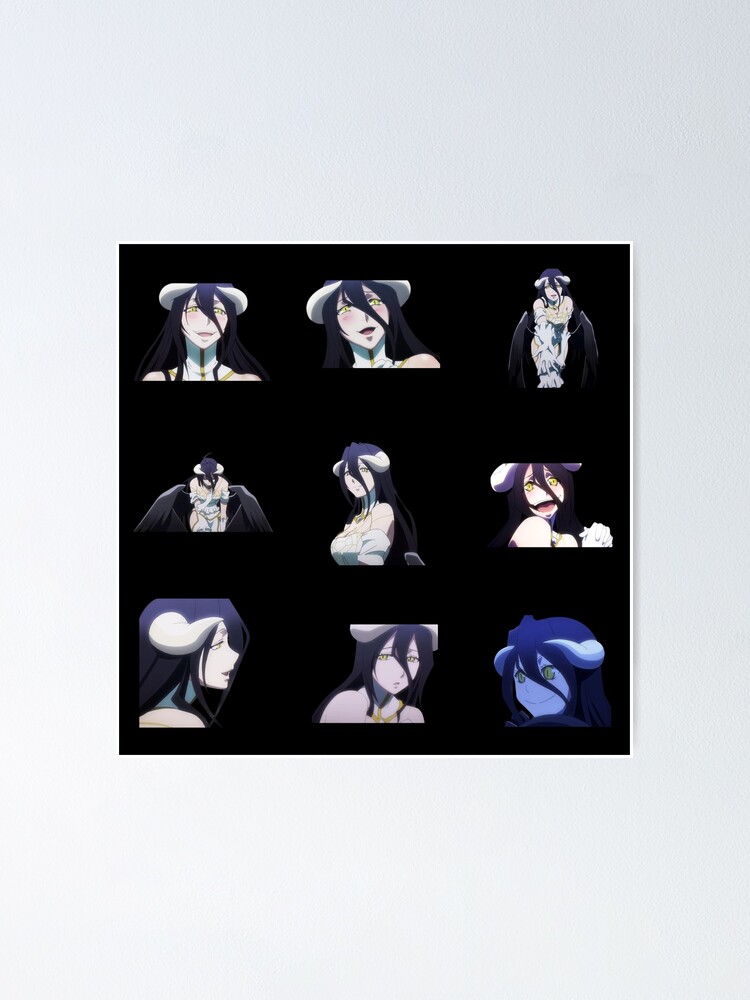 " Anime Overlord Pack stickers" Poster for Sale by youssef-ezz | Redbubble