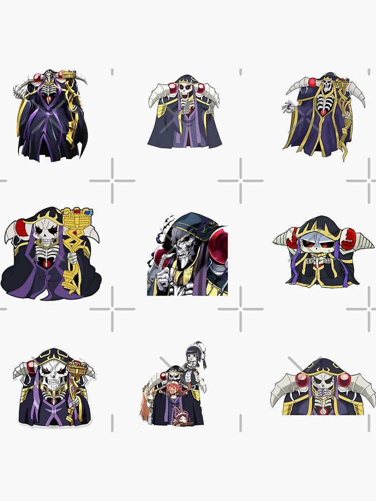 " Anime Overlord Pack sticker" Sticker for Sale by youssef-ezz | Redbubble