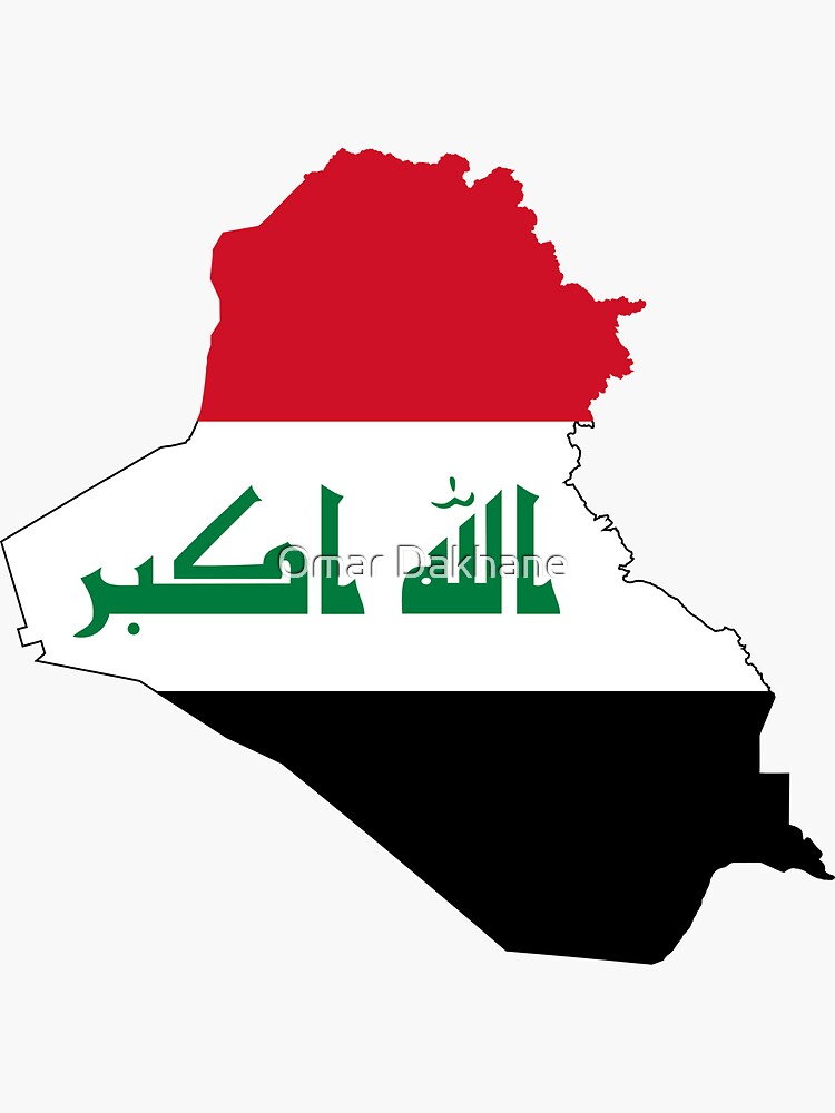 "Iraq" Sticker for Sale by OmarDakhane | Redbubble