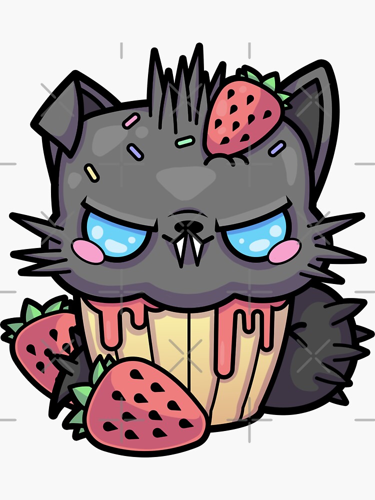 "Chupacabra Kryptid Cakes (Cryptid Cupcakes)" Sticker for Sale by ...