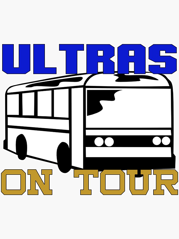 "Ultras on tour" Sticker for Sale by Hristiyan Boyanov | Redbubble