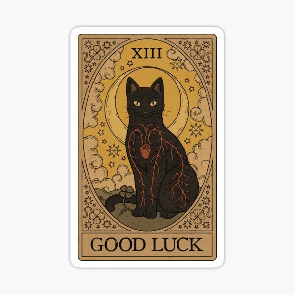 "Good Luck" Sticker for Sale by Thiago Corrêa | Redbubble