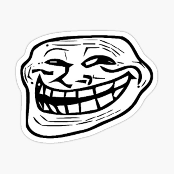"troll tshirt" Sticker by LeTakens | Redbubble