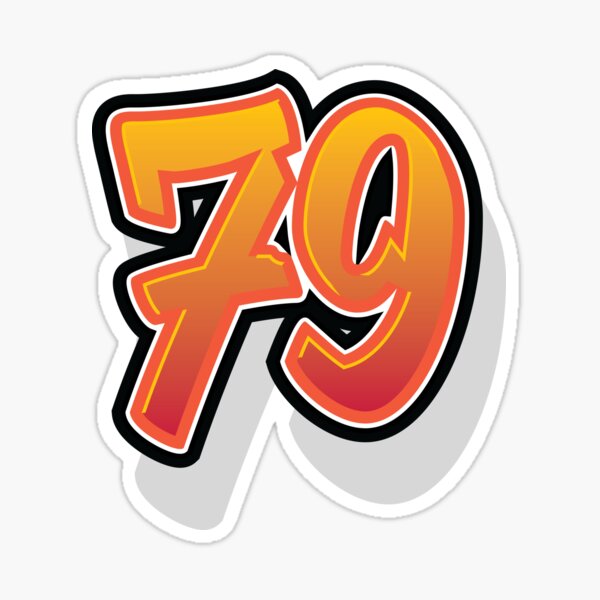 "1979" Sticker for Sale by IAMRIVERRIO | Redbubble