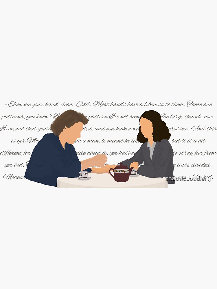 "Mrs Graham & Claire - Outlander" Sticker by chaoticdoodlery | Redbubble