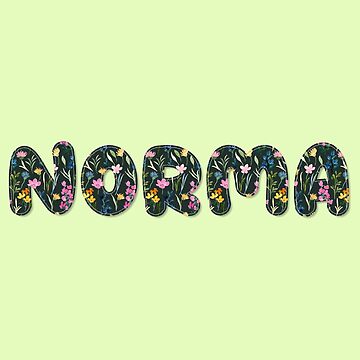 "Norma name, Norma go green!" Sticker for Sale by Danylo Mikhnievych ...