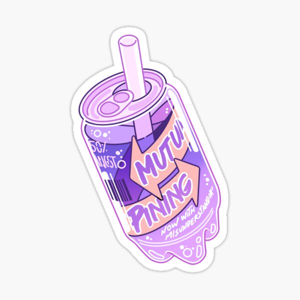 "Mutual Pining - Fanfic Cafe tags" Sticker for Sale by Kyri45 | Redbubble