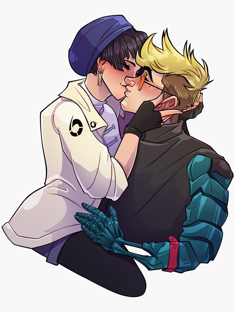 "VashMeryl" Sticker for Sale by TheeSydSquid | Redbubble