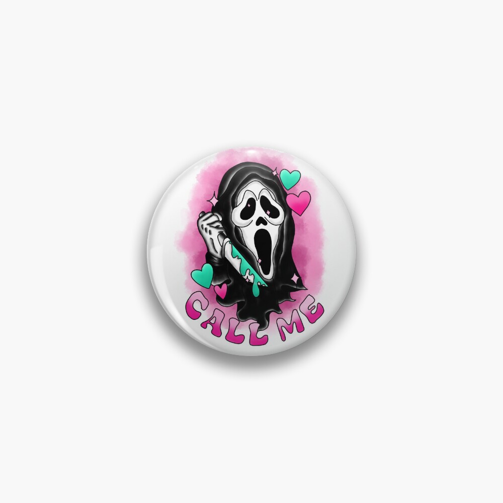"Cute Ghostface " Sticker for Sale by Moon-And-Moth | Redbubble