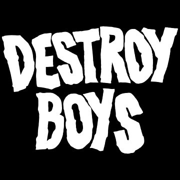 "Destroy Boys Merch Destroy Boys Logo" Sticker for Sale by YazidiShopy ...