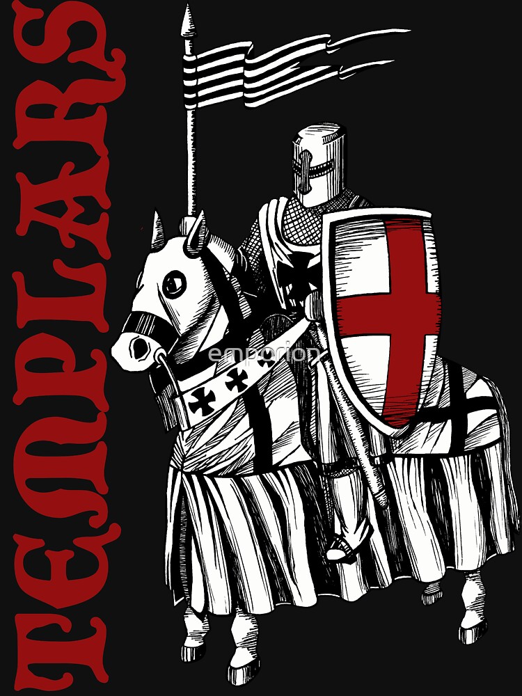 "Templars" T-shirt for Sale by emporion | Redbubble | armor t-shirts ...