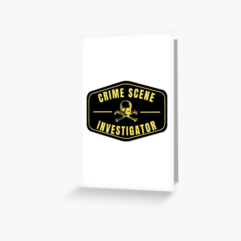 "Crime Scene Investigator Badge Sticker" Sticker for Sale by ...