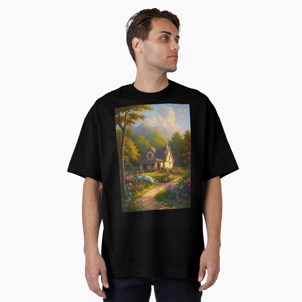 "Rural landscape of Fairytale cottage" Sticker for Sale by ChaosEdits ...