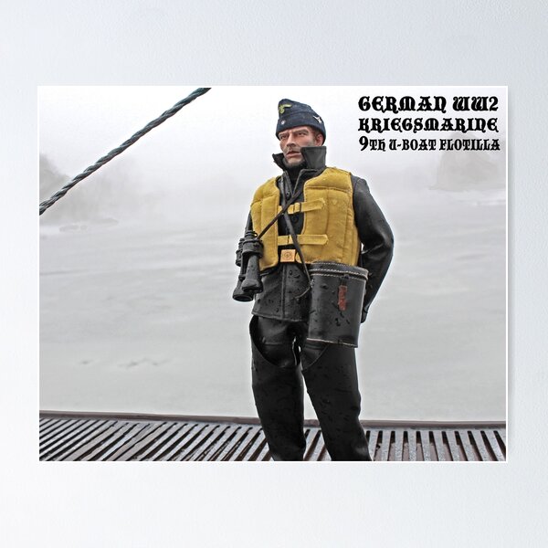"WW2 German Kriegsmarine U-Boat Seaman" Poster for Sale by busybob ...