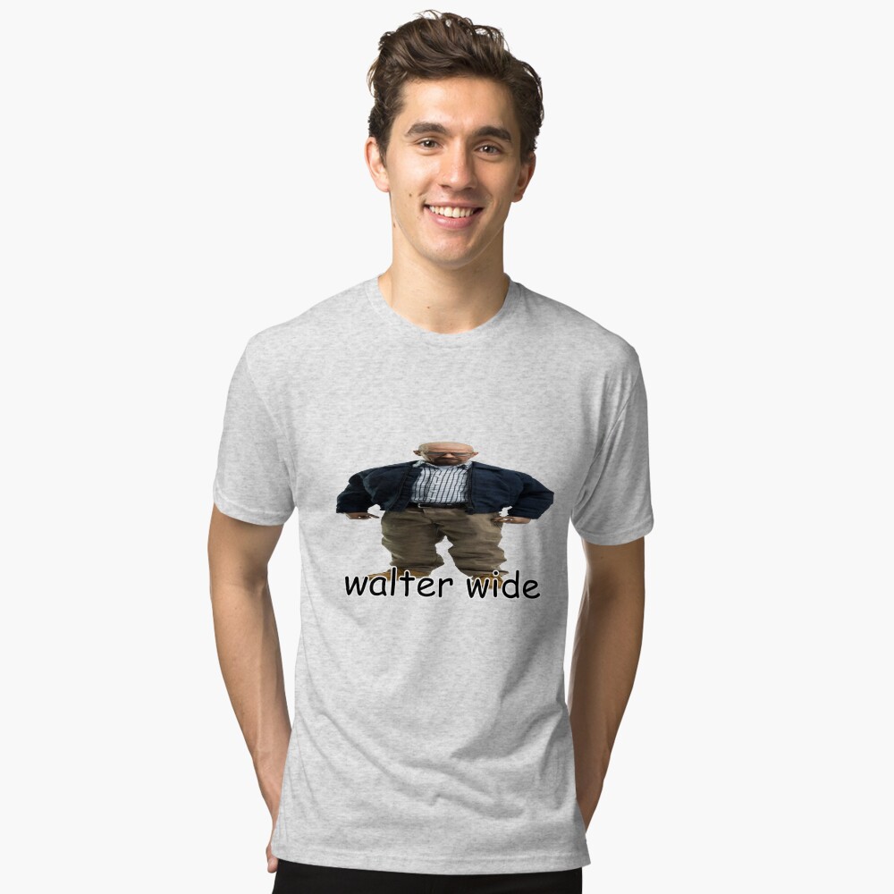 "walter wide breaking bad walter white parody" Classic T-Shirt for Sale ...