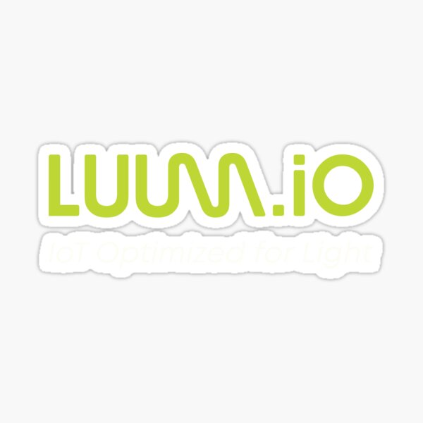 "LUUM.iO Logo" Sticker for Sale by doknomurinn | Redbubble