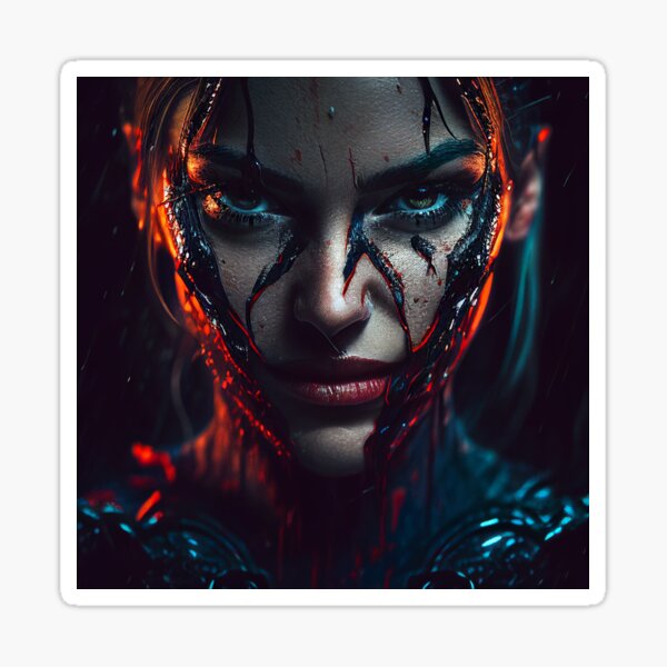 "venom" Sticker for Sale by AiWonderPrints | Redbubble