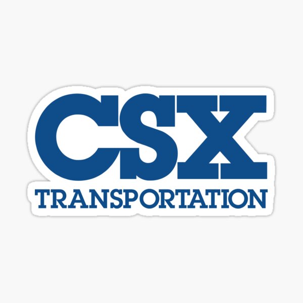 "Csx Transportation (Blue Version)" Sticker for Sale by walupoloart ...