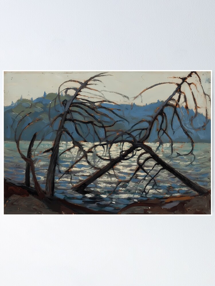 "Tom Thomson Canoe Lake Spring 1914" Poster for Sale by TheRedVineyard ...