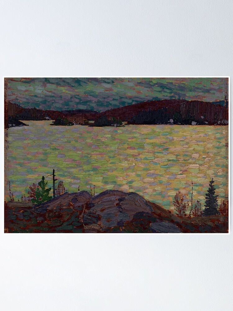 "Tom Thomson Islands Canoe Lake" Poster for Sale by TheRedVineyard ...