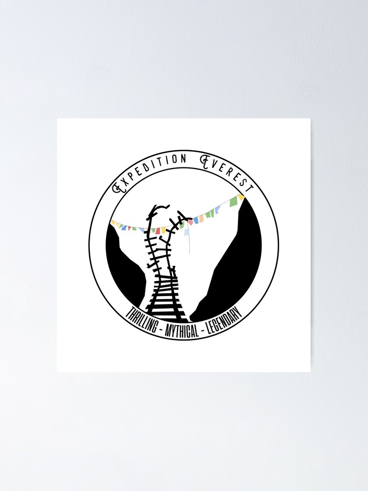 "Expedition Everest" Poster for Sale by coolj2000 | Redbubble