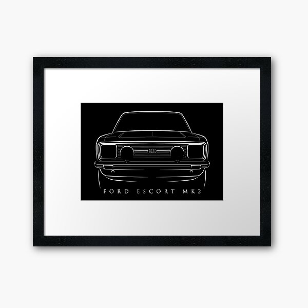 Mk2 Escort Wall Art | Redbubble